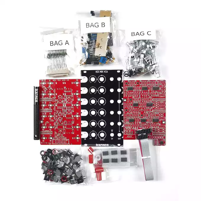 Befaco - Hexmix VCA - DIY kit - Eurorack - sound of you eu store online