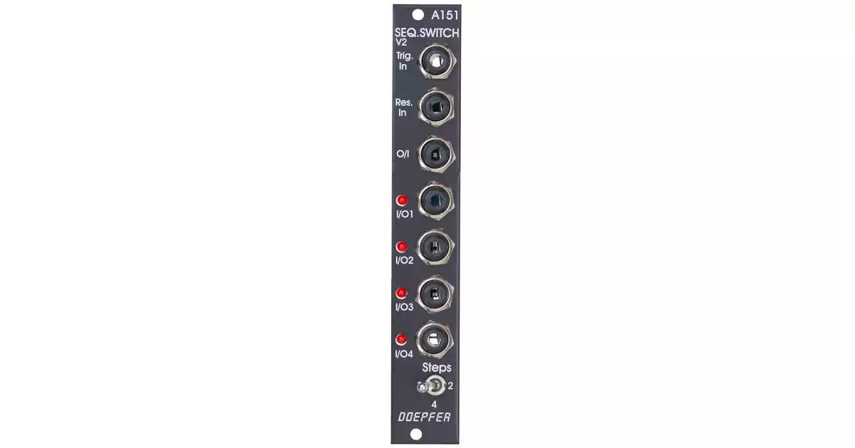 Doepfer - A-151v Quad Sequential Switch Vintage Edition - Eurorack - sound of you eu store online