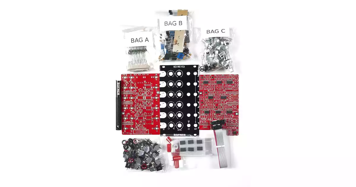 Befaco - Hexmix VCA - DIY kit - Eurorack - sound of you eu store online