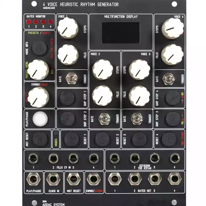 ADDAC System 4 Voice Heuristic Rhythm Generator 402 - SOUND OF YOU ...